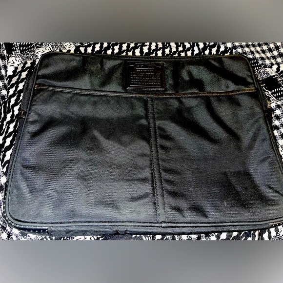 Coach | Tablets & Accessories | Coach Black Nylon Slim Padded Laptop ...